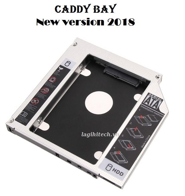 Caddy Bay SATA iii 95mm (Version 2018) | Caddy Bay Giá Rẻ | Lagihitech.vn