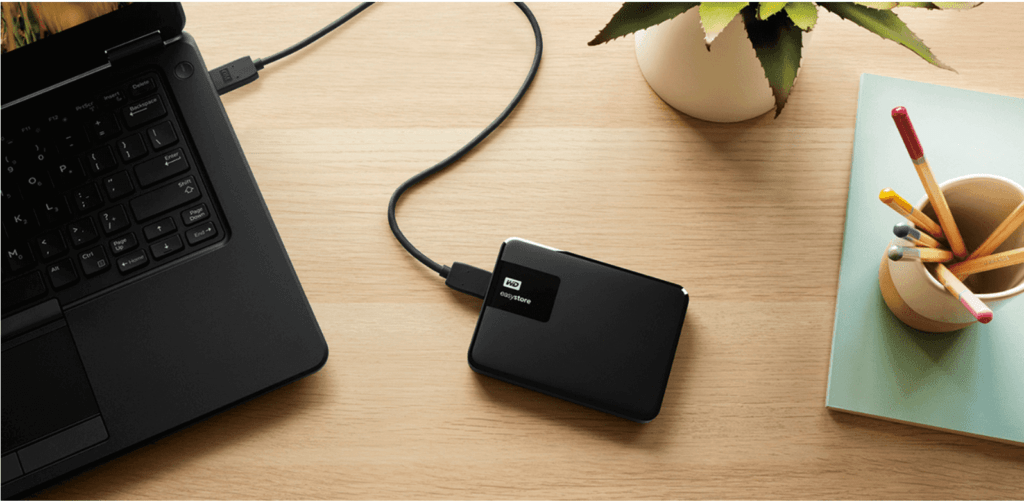 Ổ Cứng Di Động HDD WD Easystore Portable 5TB WDBKUZ0050BBK