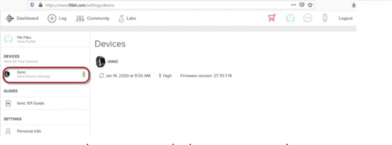Hướng dẫn cách cách kiểm tra số Serial Fitbit | LagiHitech.vn