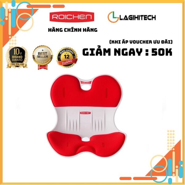 Ghế Chỉnh Dáng Ngồi Đúng Roichen Hàn Quốc Dùng Cho Nam, Nữ - Hàng Chính Hãng