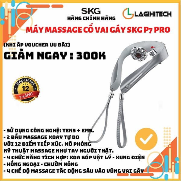 Máy Massage Cổ SKG P7 Pro | LagiHitech.vn