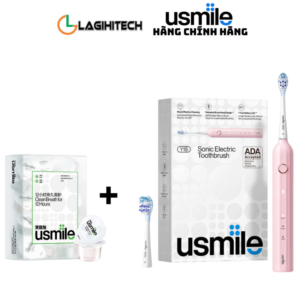 Bàn Chải Điện Usmile Y1S - Hàng Chính Hãng | LagiHitech.vn